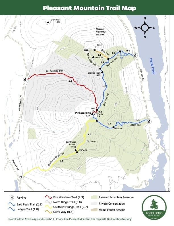 Pleasant Mountain — Maine by Foot