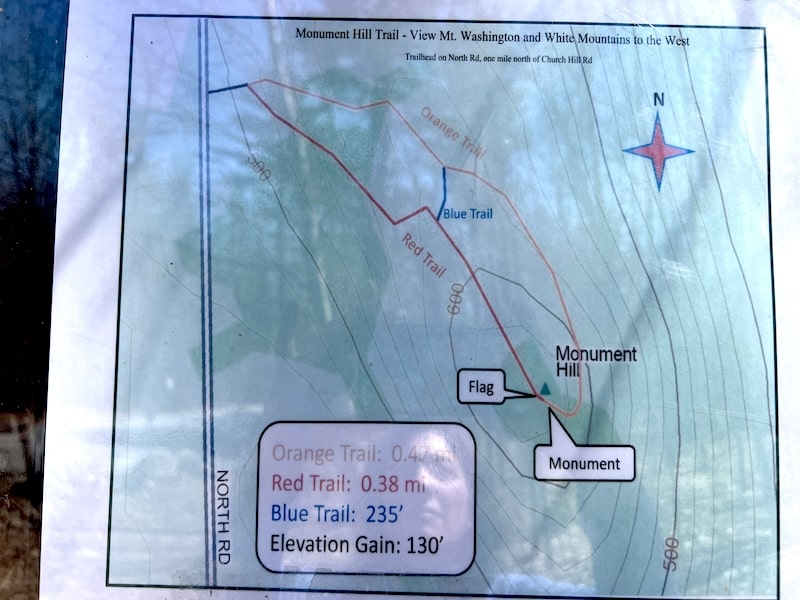 Monument Hill — Maine by Foot