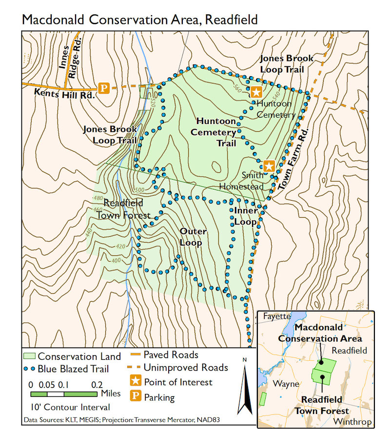 Macdonald Woods Conservation Area and Readfield Town Forest — Maine by Foot