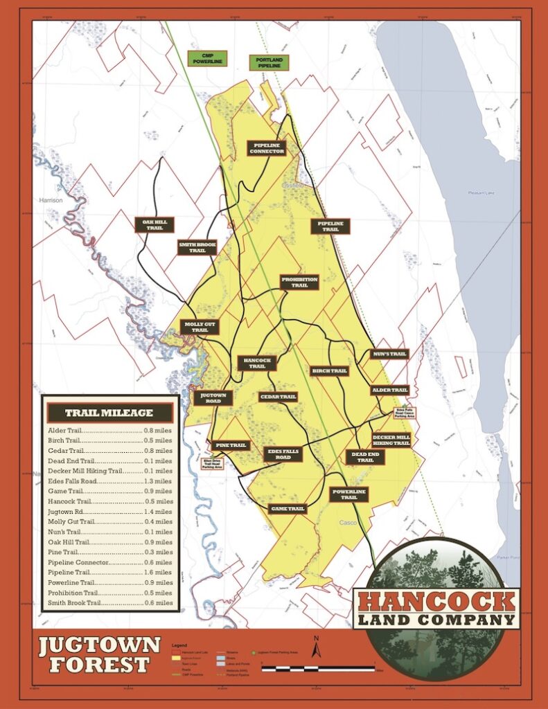 Jugtown Forest, Casco, Naples — Maine by Foot